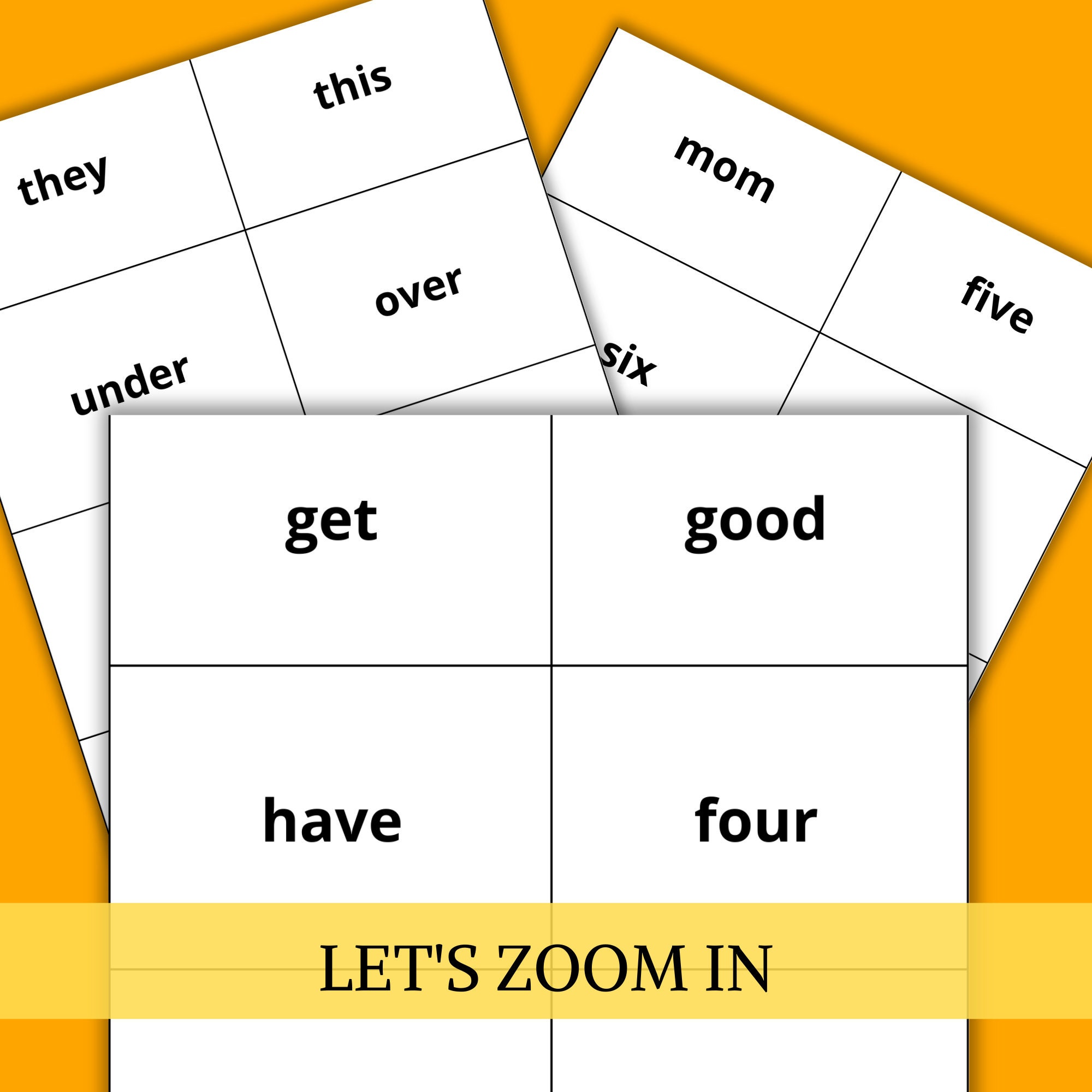 Prek-kindergarten Flash Cards, 104 High Frequency Words, Sight Words ...