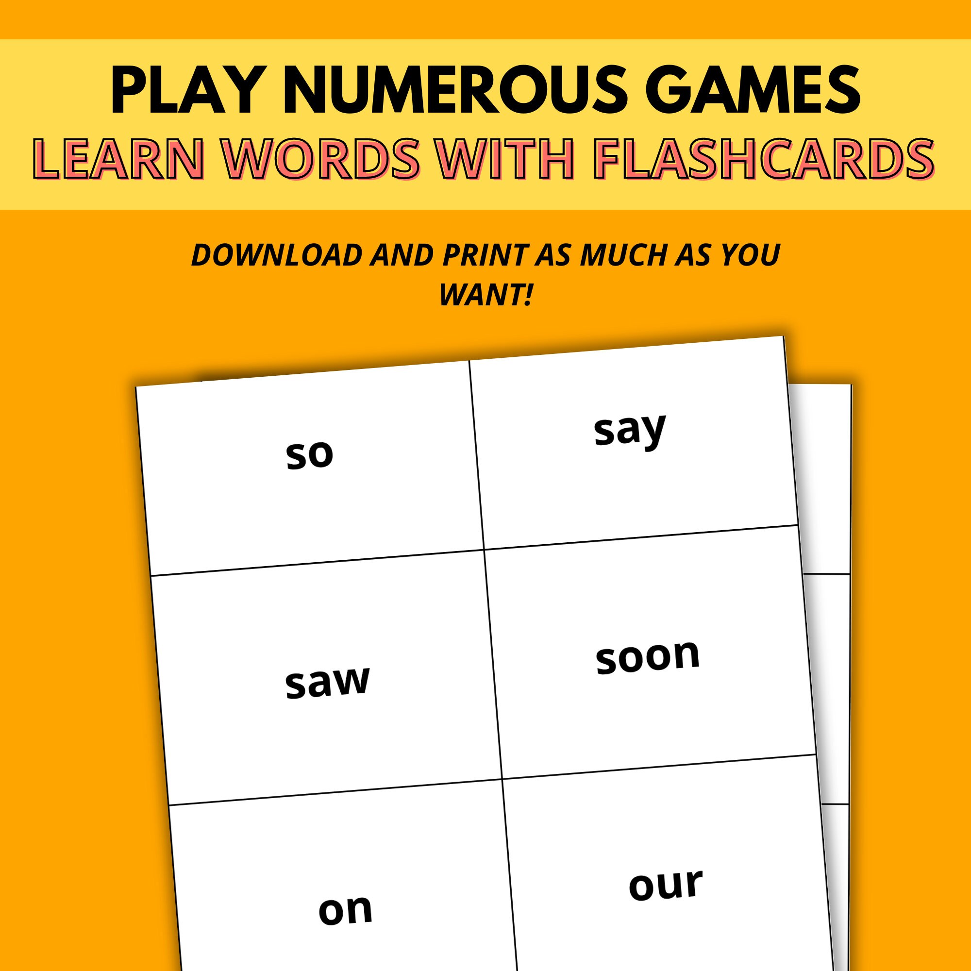 Prek-kindergarten Flash Cards, 104 High Frequency Words, Sight Words ...