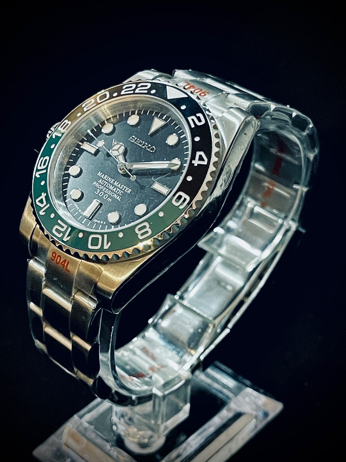 Seiko Mod NH35 GMT Master II Sprite No-date lhd - Etsy Canada
