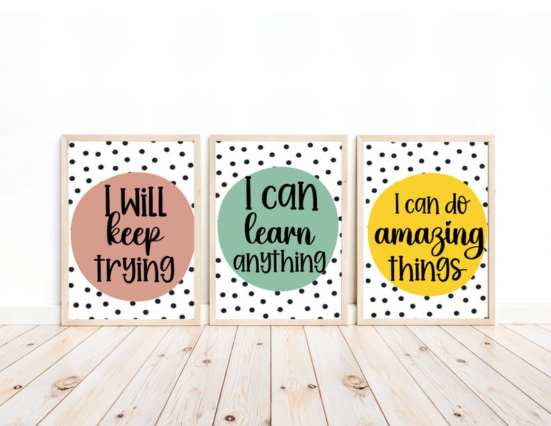 Motivational Classroom Posters Classroom Art Inspirational - Etsy