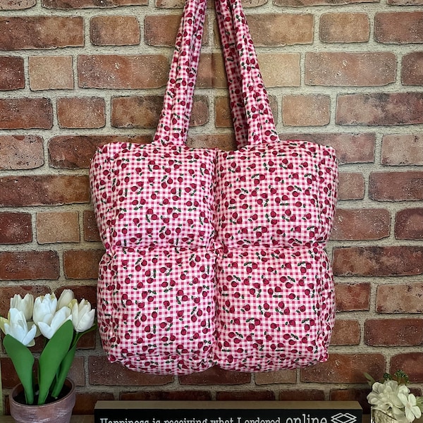 Cherry Tote Bag - Etsy