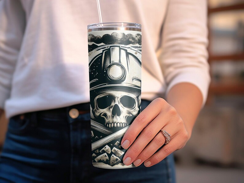 Mining Tumbler Wrap Sublimation PNG, Vehicles Trucks Tractor Drill ...