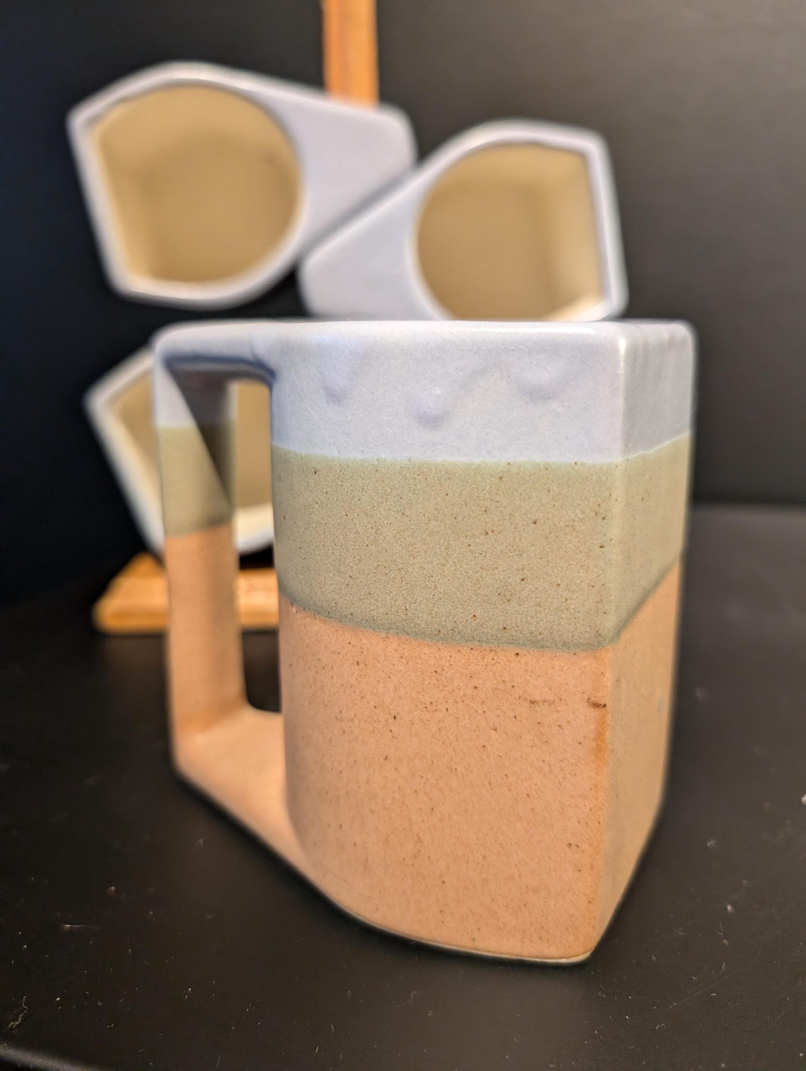 Vintage Padilla Mug Set of 5, Signed, Mexican Pottery - Etsy