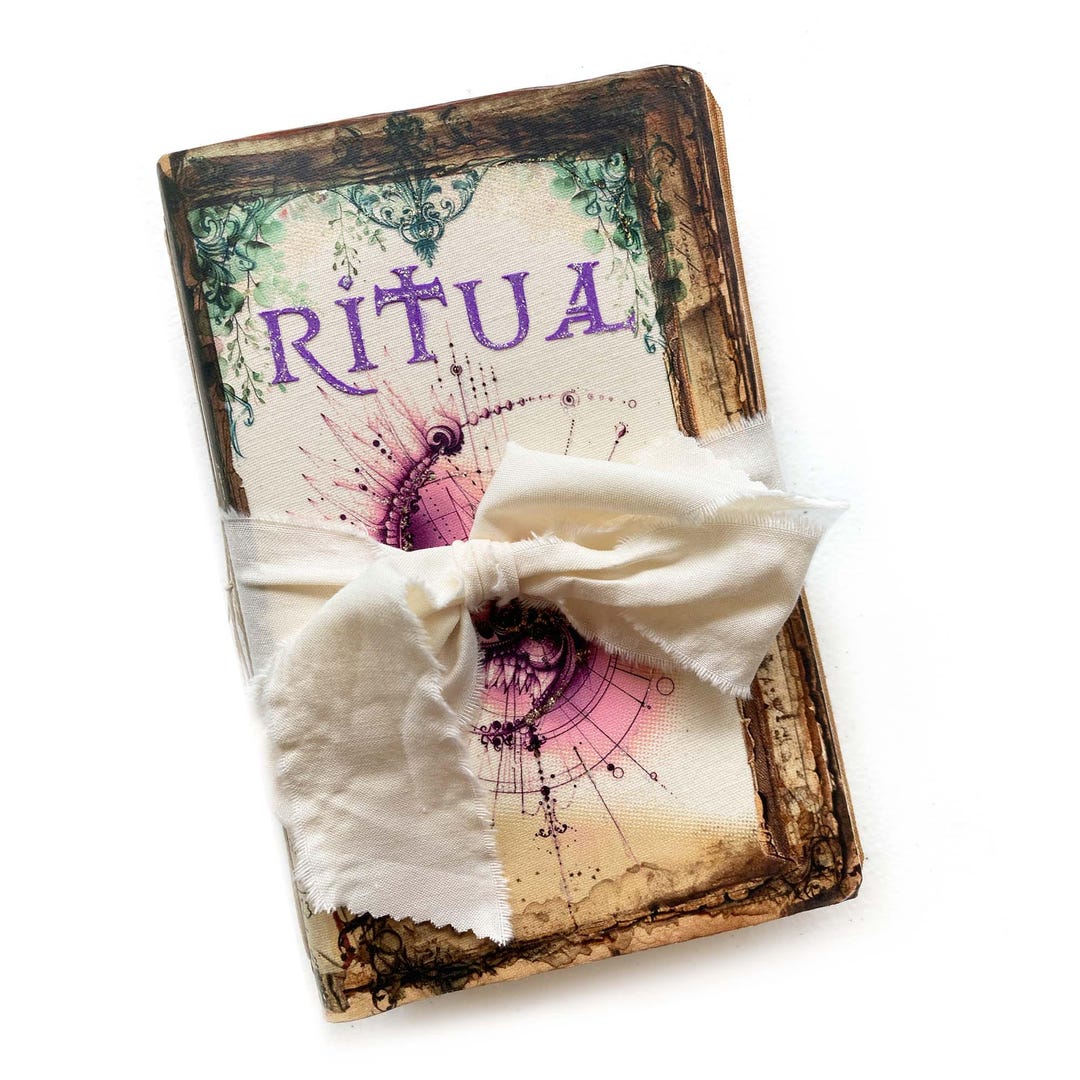 Witchy Ritual Journal Grimoire Mandala Design Spells Witchcraft Magic ...