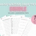 Handwriting Practice Worksheet Bundle Digital Download, Printable ...
