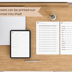 Handwriting Practice Worksheet Bundle Digital Download, Printable ...