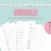 Cursive Handwriting Practice Bundle Digital Download, Printable Cursive ...