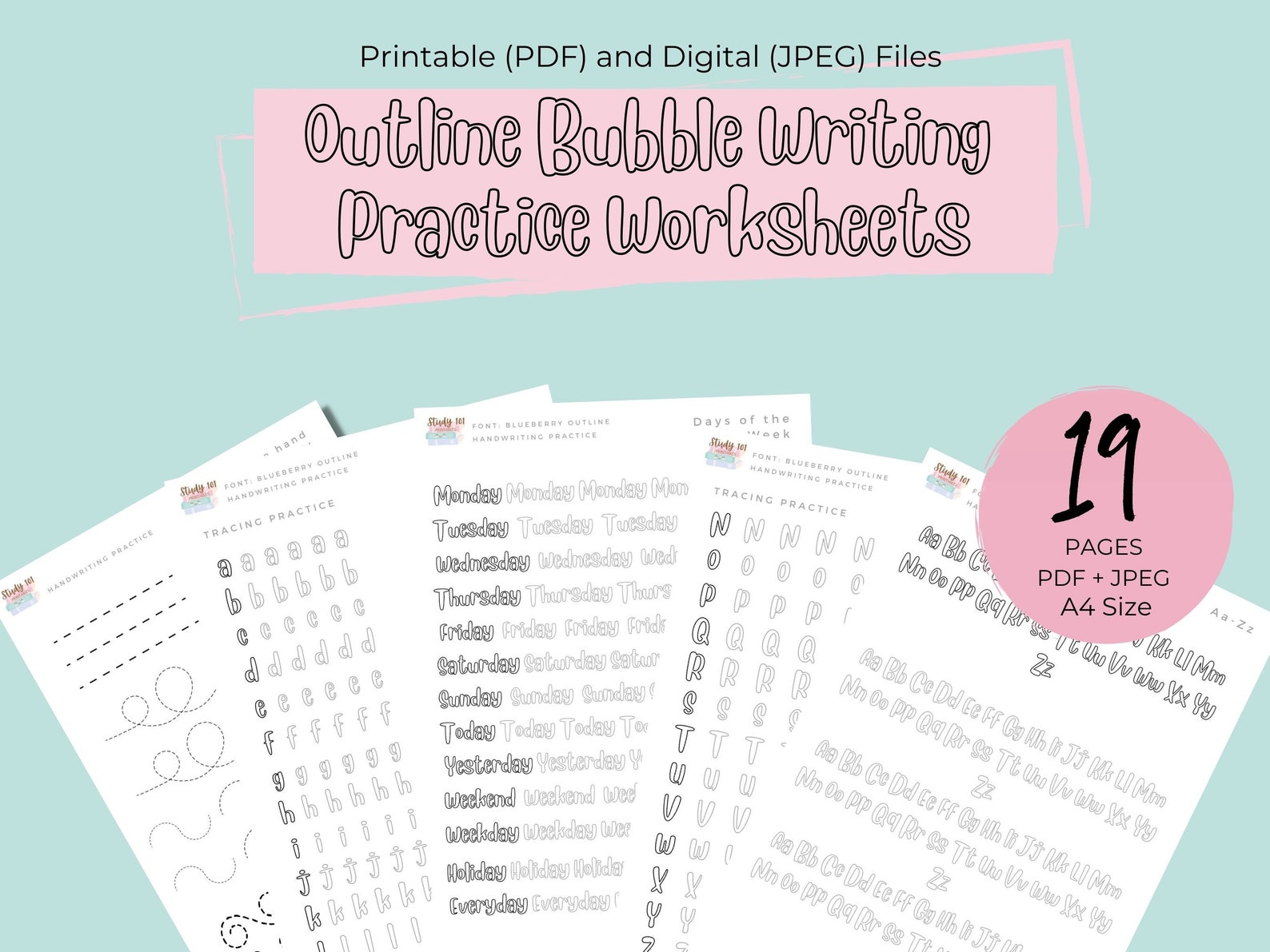 COMPLETE Handwriting Practice Bundle Digital Download - Etsy UK