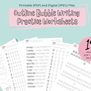 COMPLETE Handwriting Practice Bundle Digital Download - Etsy UK