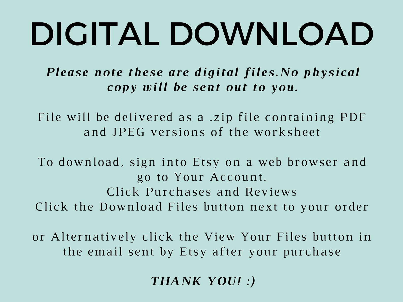 Traditional Cursive Handwriting Practice Digital Download, Printable ...