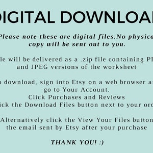 Handwriting Practice Worksheet Bundle Digital Download, Printable ...