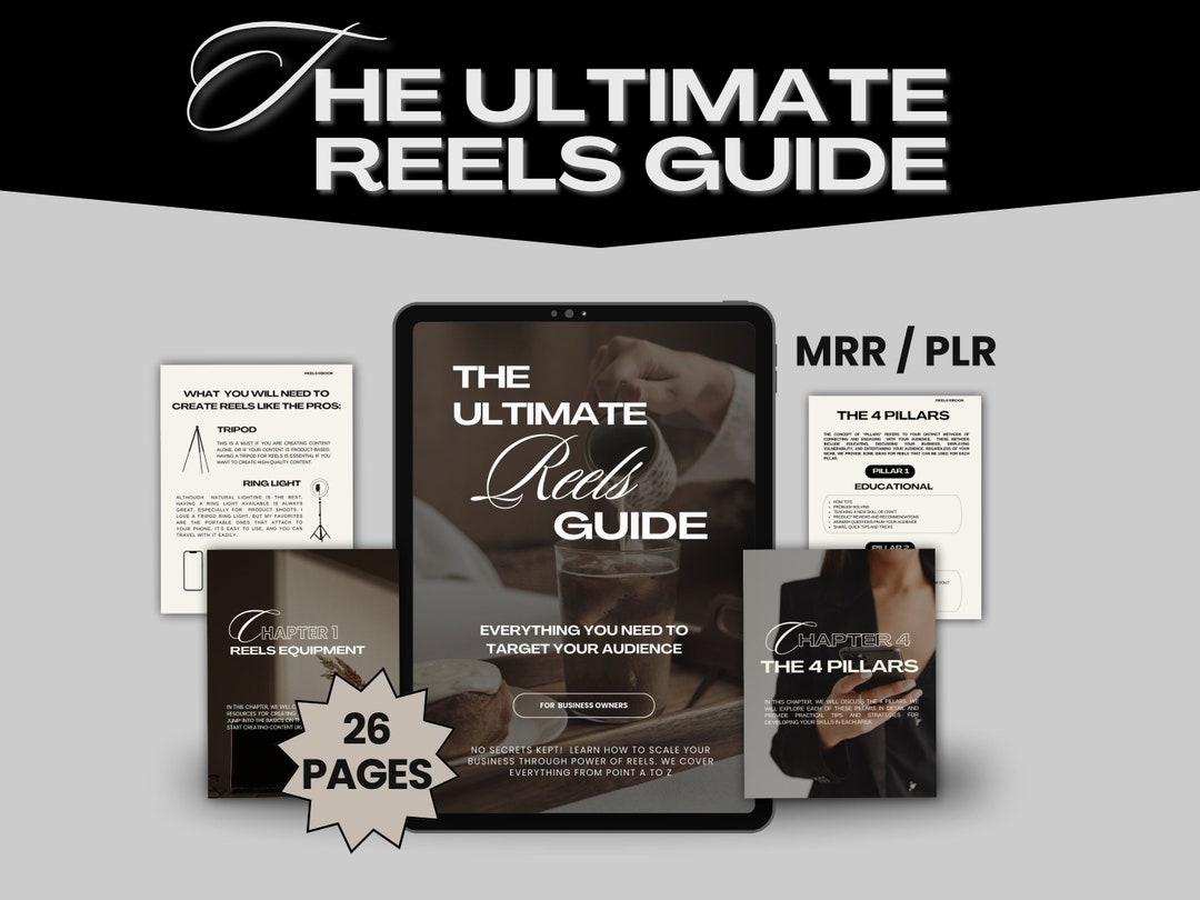 The Ultimate Reels Guide Ebook, Reels Starter Guide, Master Resell ...