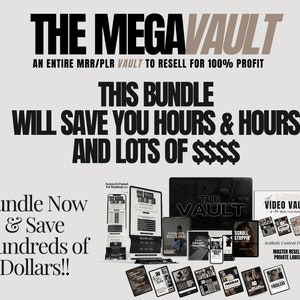 Digital Marketing Bundle, MRR Bundle, the Vault, Done-for-you Products ...