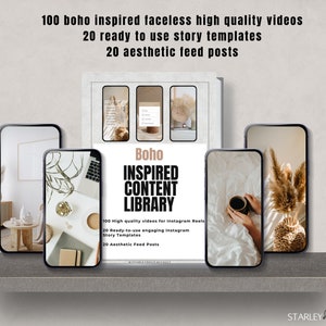 Boho Faceless Reels Videos, Digital Marketing, Instagram, Tik Tok ...