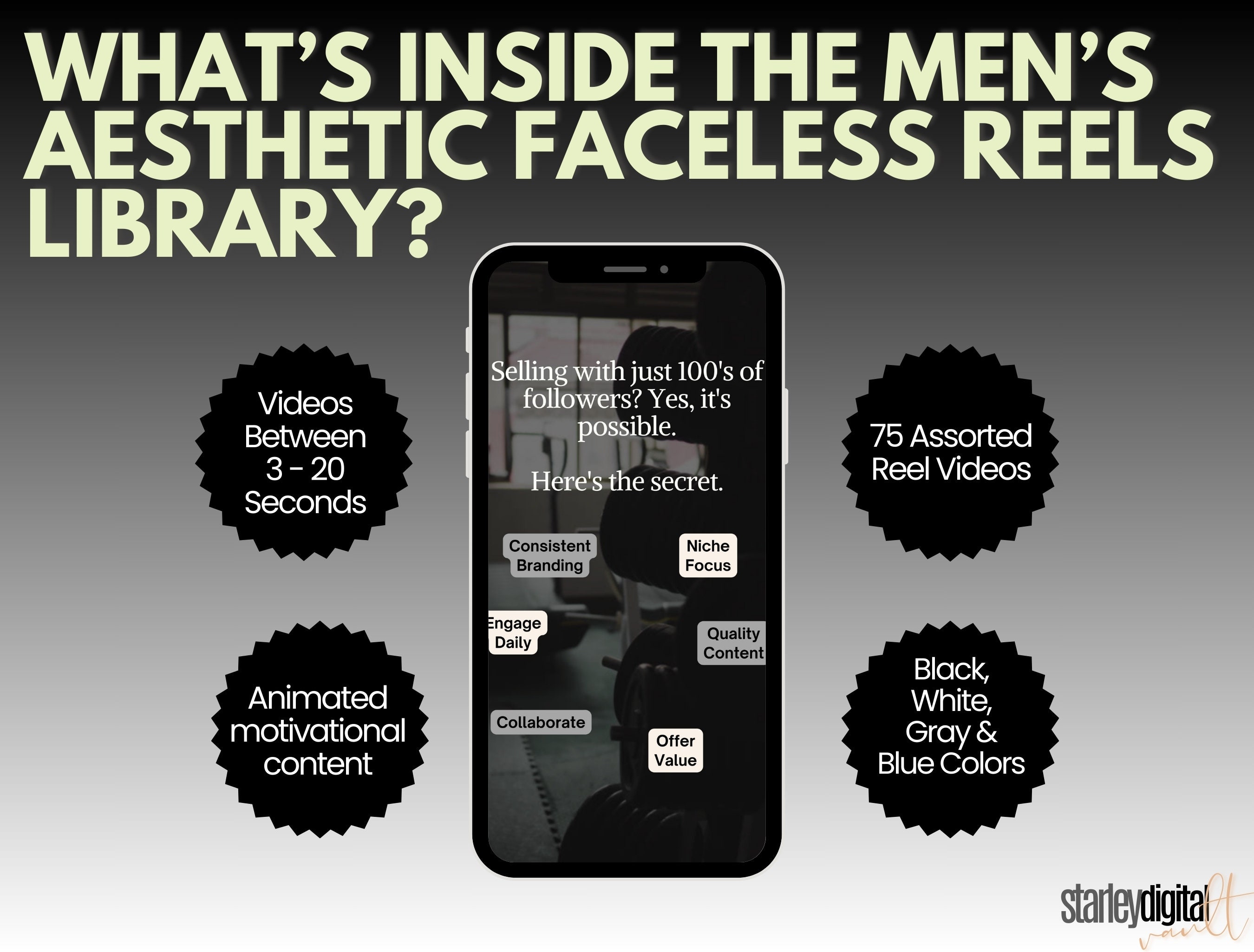 Mens Faceless Reels, 75 Aesthetic Dark Reels for Men - Social, Tiktoks ...