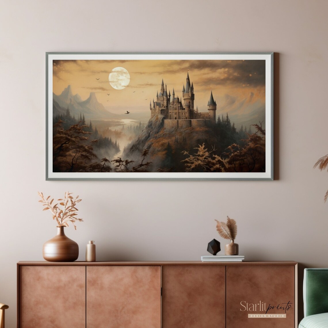 FRAME TV Art Bundle, 25 Prints, Vintage TV Artwork, Witch, Cat, Castle ...