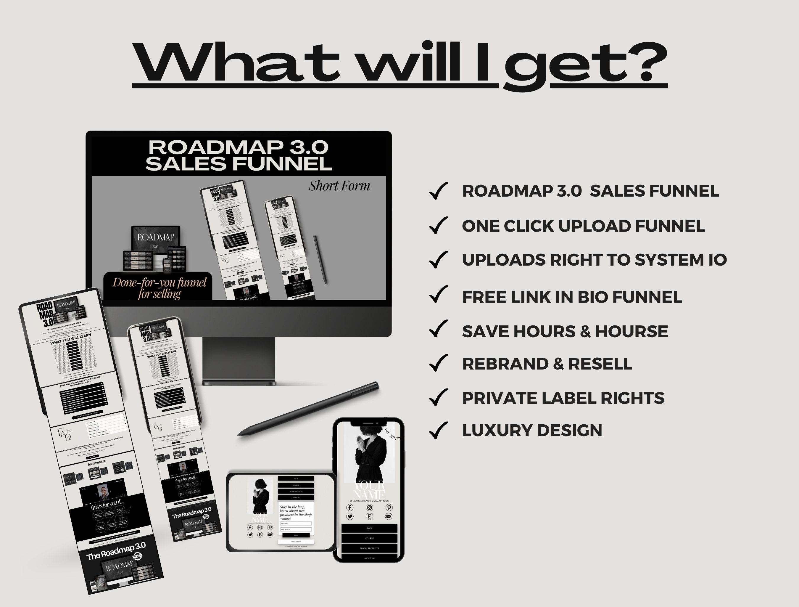 Roadmap System IO Funnel, Funnel for Roadmap 3.0, Done-for-you Funnel ...