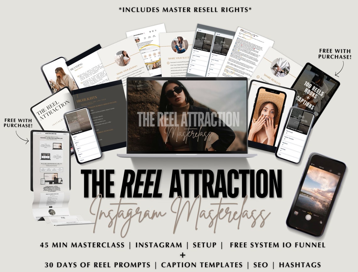 The Reel Attraction Masterclass | 30 Days of Prompts | Hooks and ...