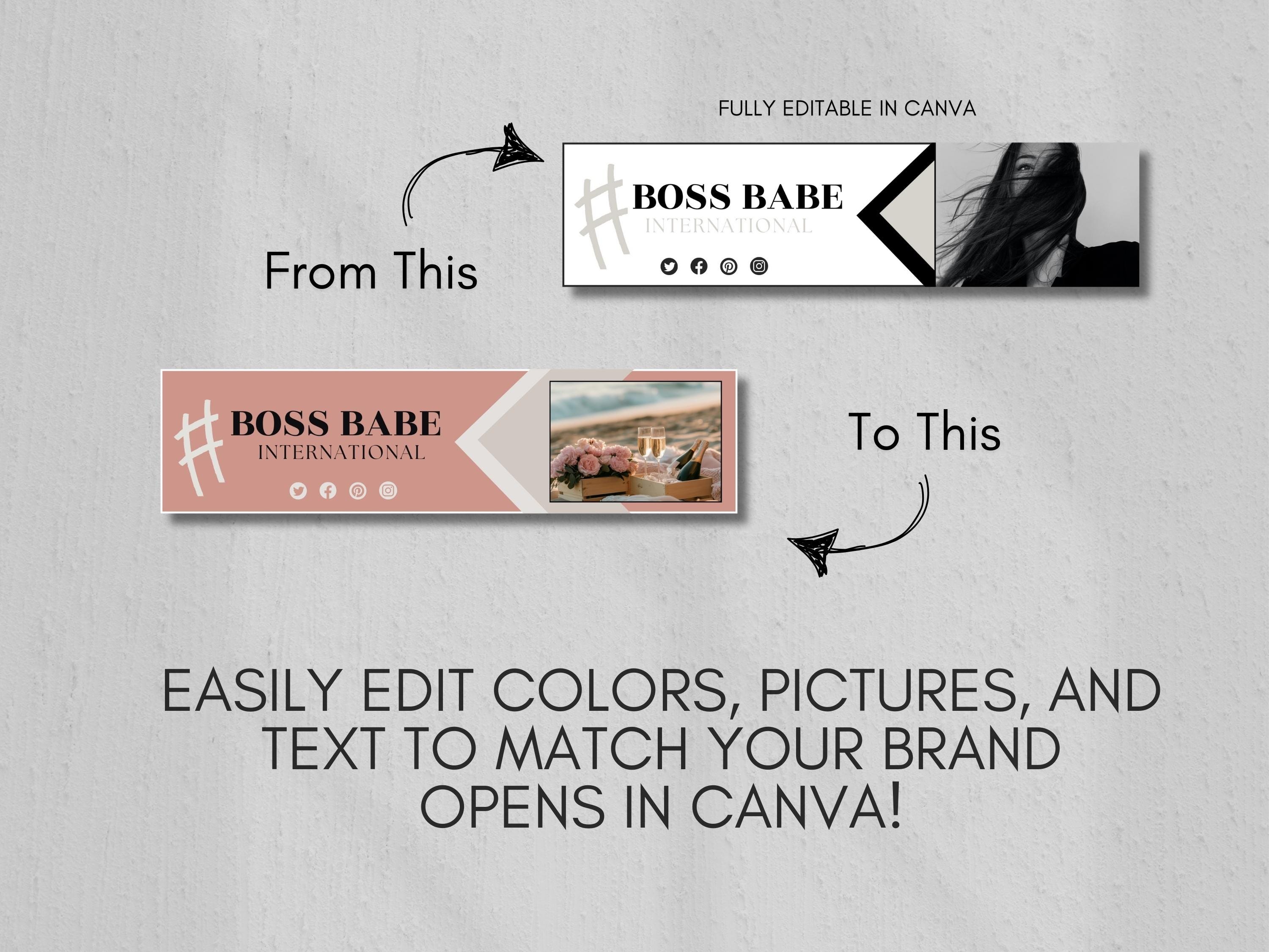 Etsy Banner & Branding Kit | Luxury Canva Banners and Website Graphics ...