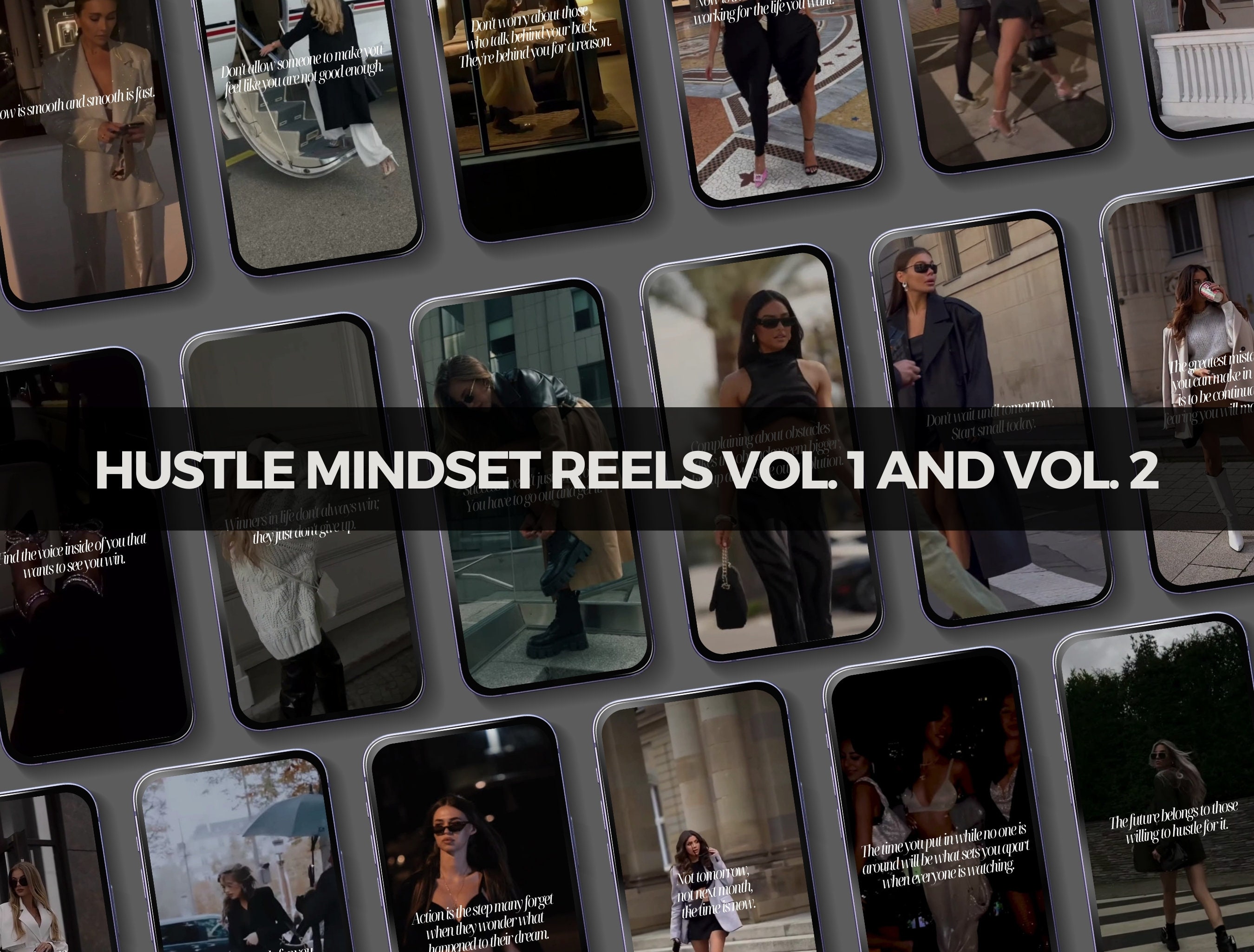 Instagram Reels | 200 Hustle Mindset Boss Babe Reels | 100 Reels & 100 ...