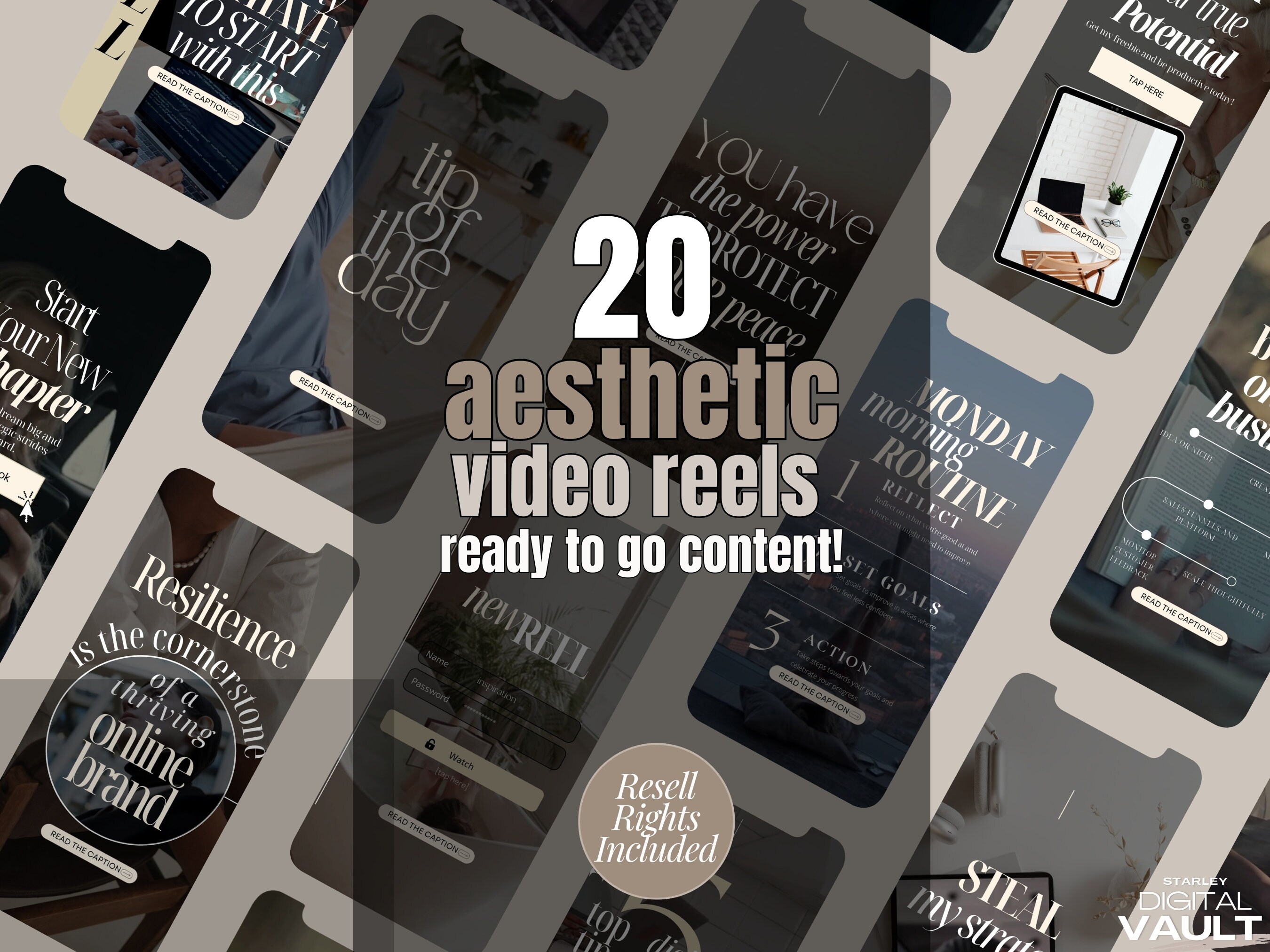 Faceless Reel Videos, Aesthetic Videos, Done for You Reels, Master ...