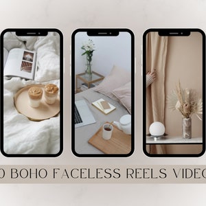 Boho Faceless Reels Videos, Digital Marketing, Instagram, Tik Tok ...