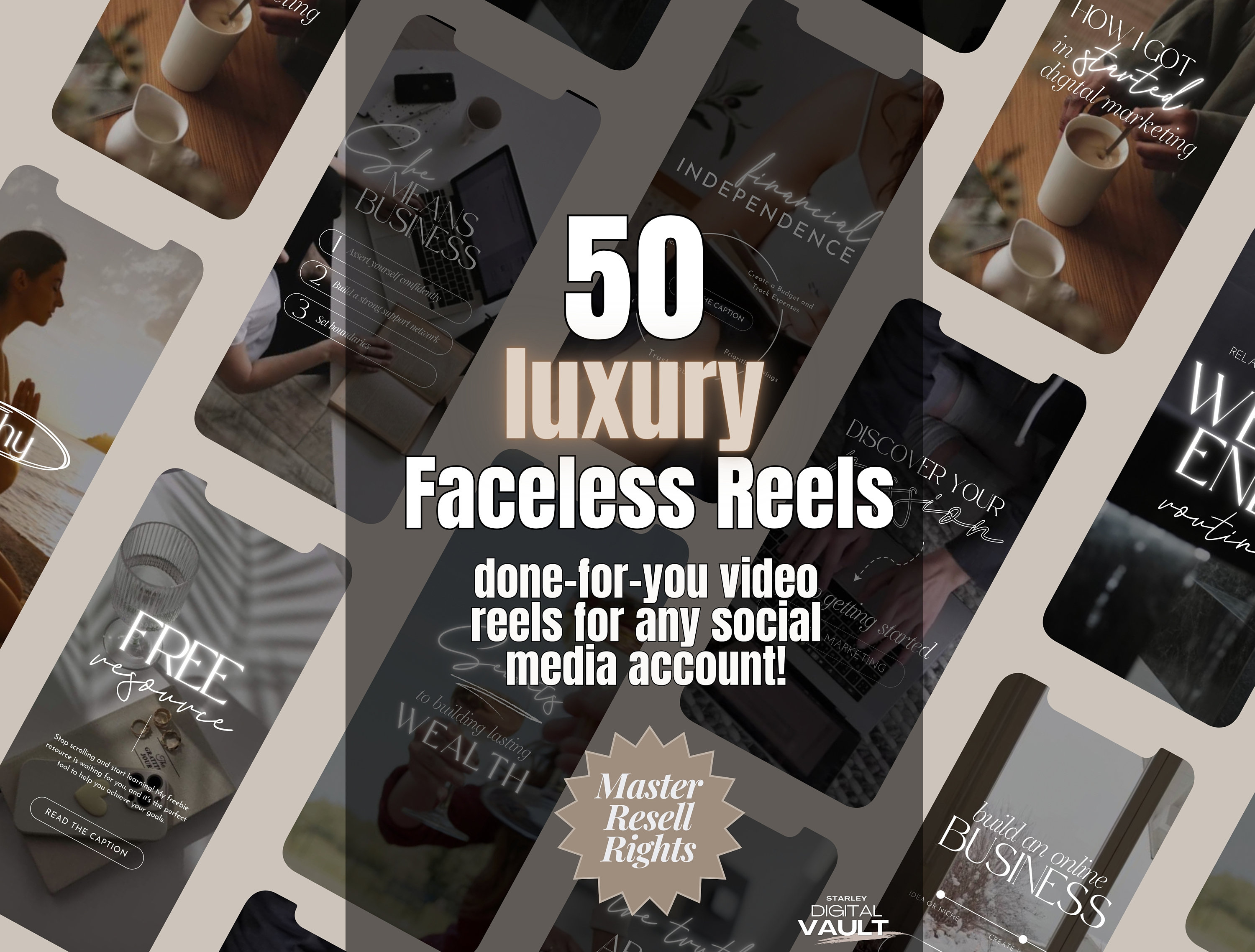 Aesthetic Reels, Video Library, 50 Luxury Reels Done For-you, Reels Content, Instagram Reels ...