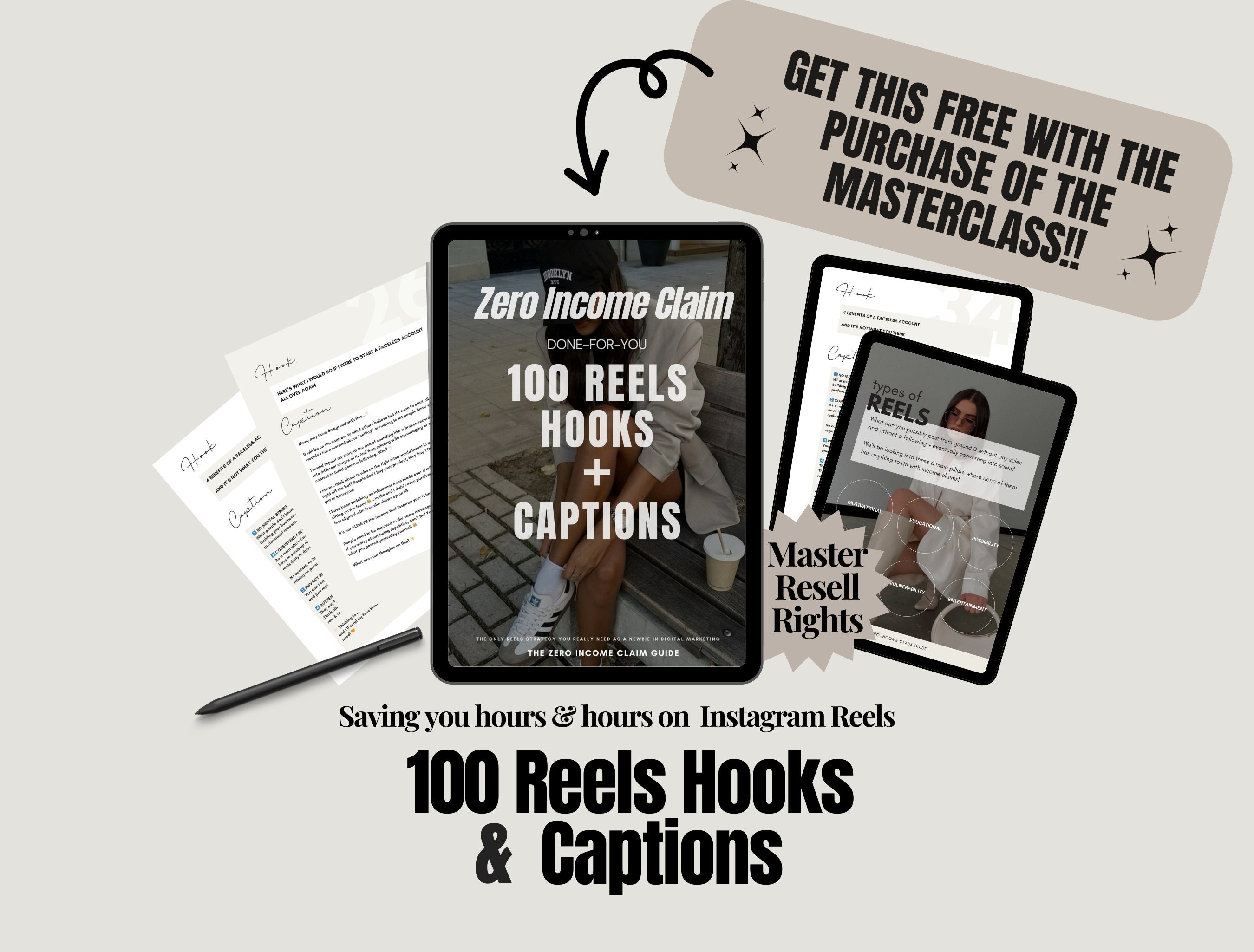 The Reel Attraction Masterclass | 30 Days of Prompts | Hooks and ...