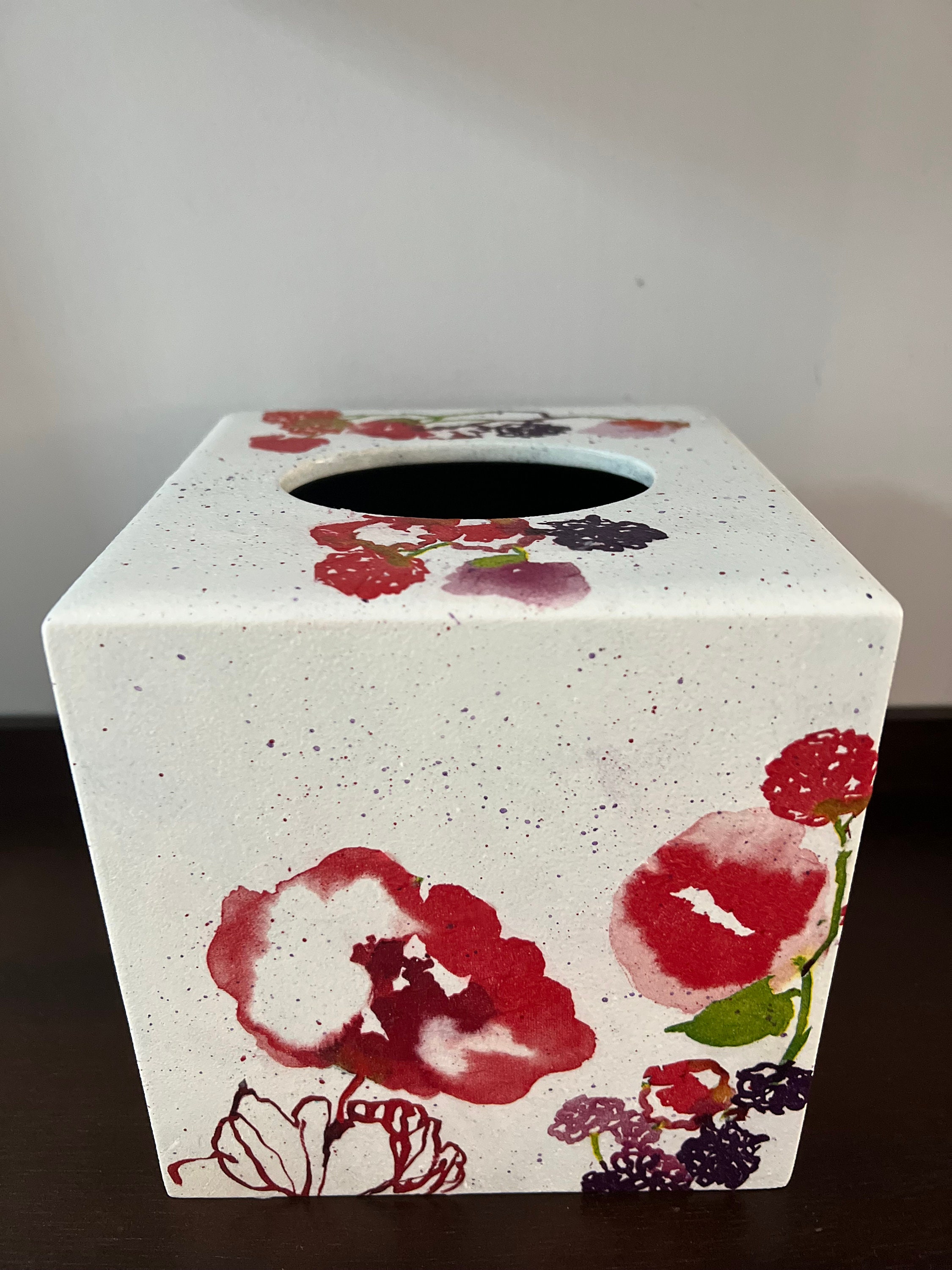 Decoupage Tissue Boxes - Etsy