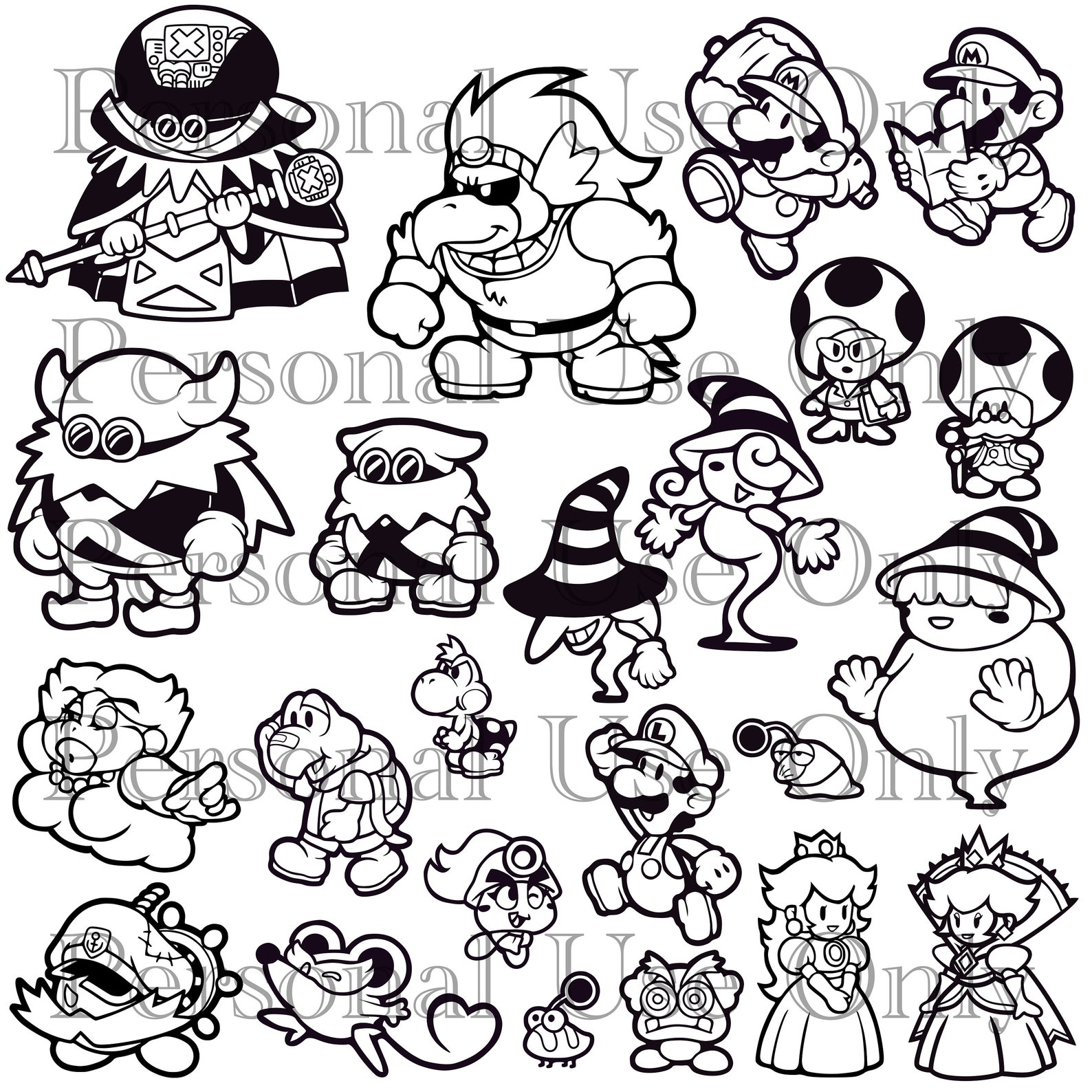 Paper Mario Thousand Year Door - SVG File - Etsy