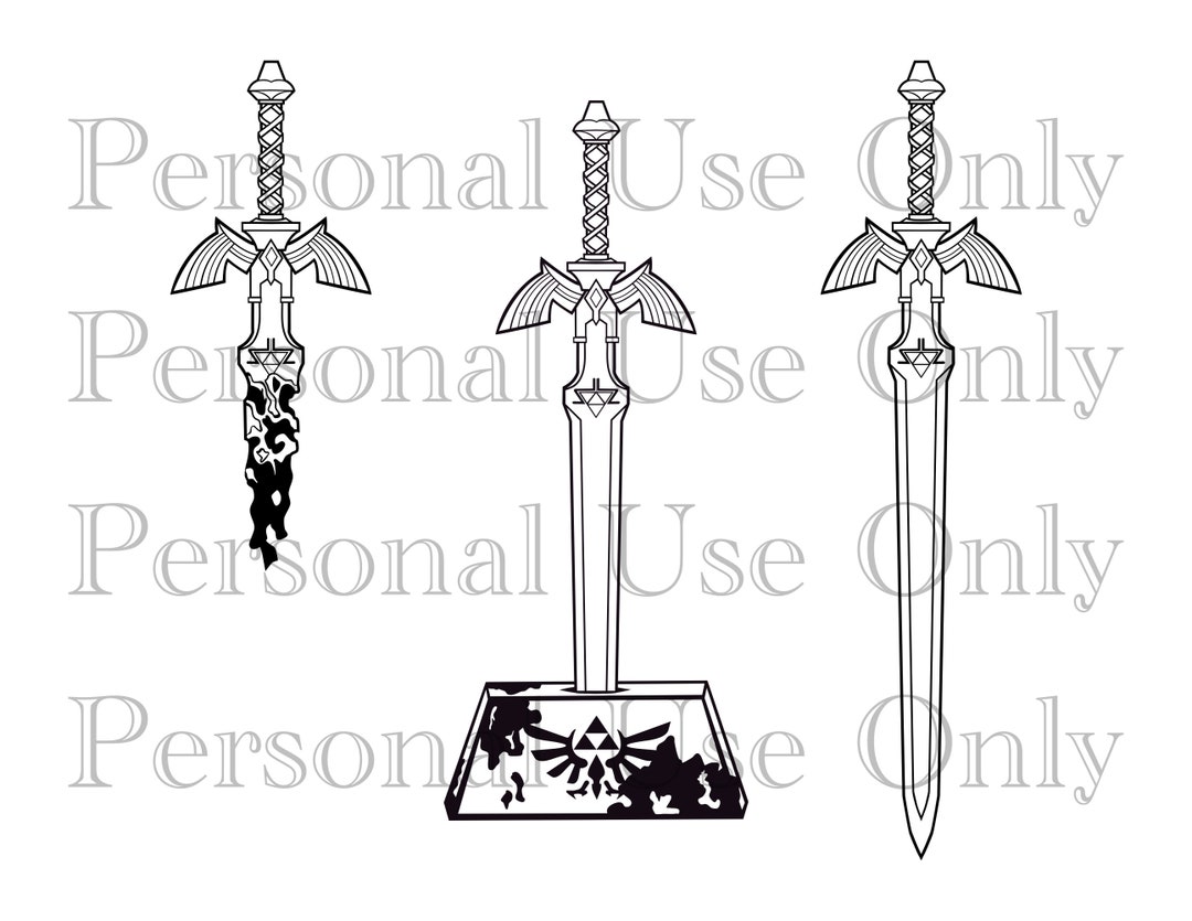 Master Sword Variations Digital File - SVG - Etsy