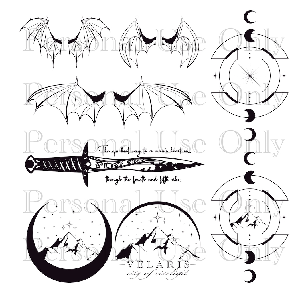 ACOTAR Inspired Digital Download - SVG - Etsy