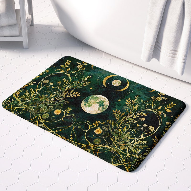 Art Nouveau Bath Mat - Etsy