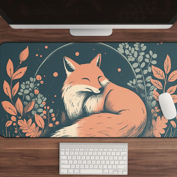 Fox Mouse Pad - Etsy