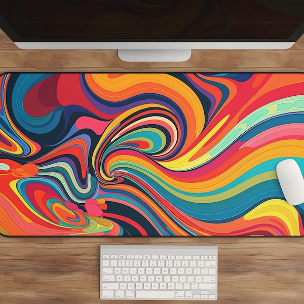 Rainbow Mousepad - Etsy