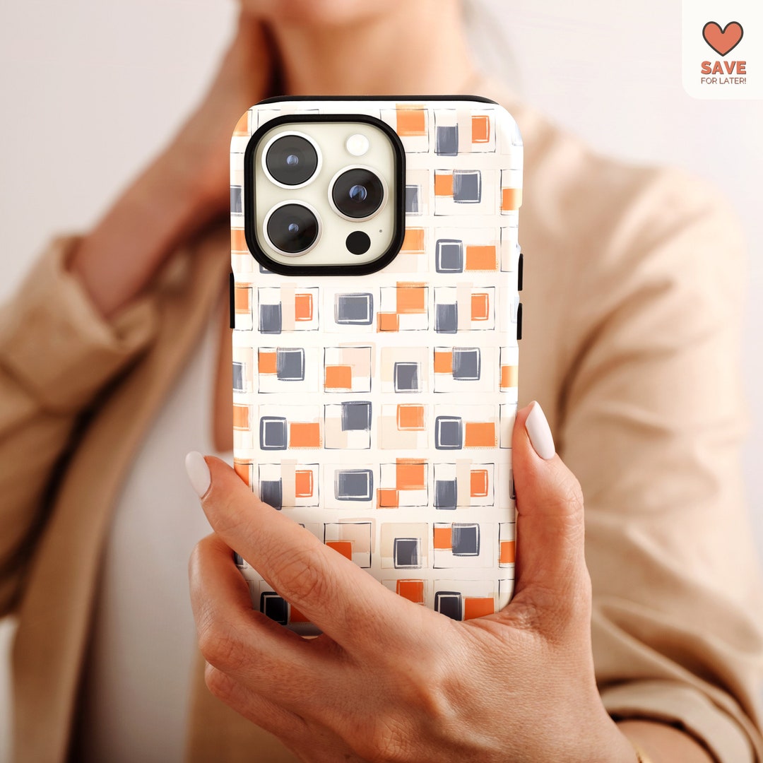 Gingham Phone Case - Chic Protection for iPhone 11/13/14/15, Preppy ...