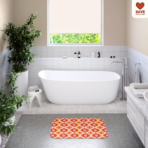 Funky Bath Mat - Mid Century Modern Style, Cute & Unique, Perfect for ...