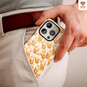 Boba Phone Case - Anime Kawaii Design for iPhone 11/12/13/14 Pro & 15 ...