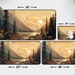 Majestic Mountain Sunset Desk Mat Serene Nature Landscape, Calming ...
