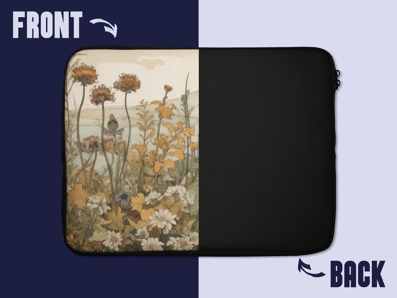 Vintage Aesthetic Laptop Sleeve Cottagecore & Floral Design - Etsy