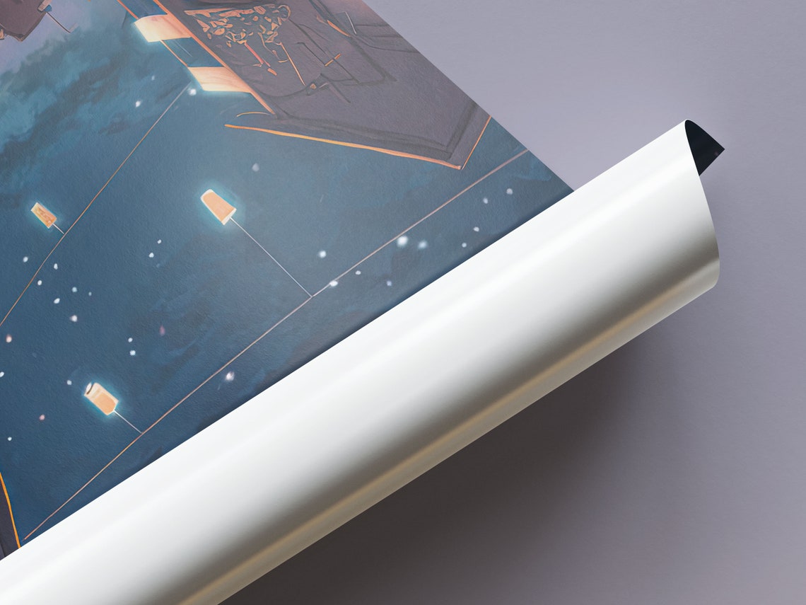 Lofi Anime Poster Subtle Anime Merch Best Aesthetic Dorm Room - Etsy