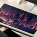 Futuristic City Desk Mat, Sci-fi Aesthetic, Vaporwave & Synthwave Desk ...