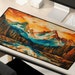 Mountain Desk Mat, Sunset Desk Decor, Scenic Office Accessory ...