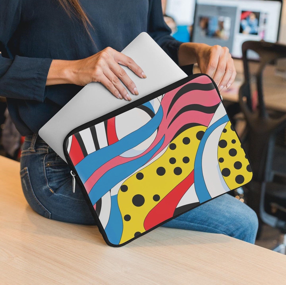 Colorful Laptop Case | Pop Art-inspired 13 - 15 Inch Sleeve, Bold ...