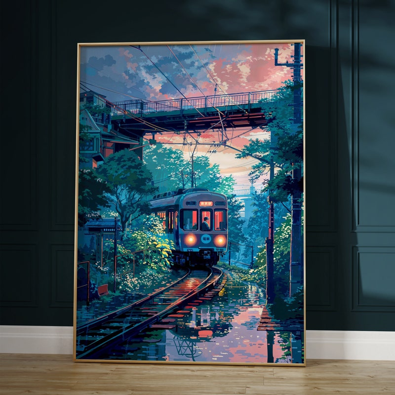 Train Anime Girls - Etsy