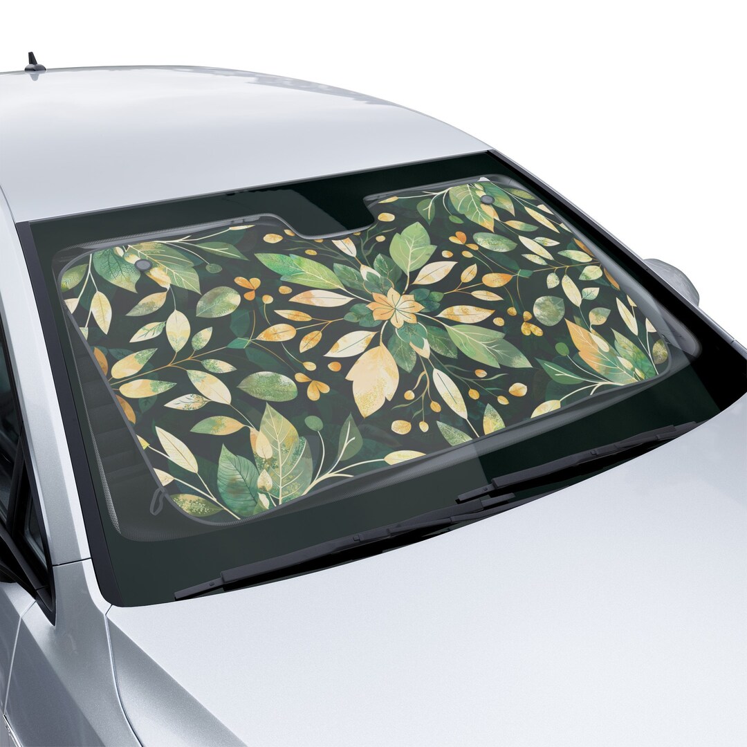 Floral Car Shade - Decorate Your Car With a Botanical Shade, Perfect ...