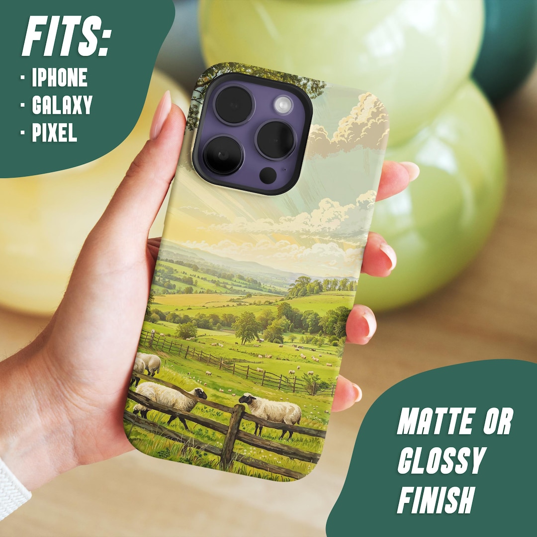 Cottagecore Phone Case, Botanical & Floral Aesthetic, Rustic Country ...