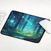 Mystical Forest Desk Mat Nightcore Anime Art Green Firefly - Etsy