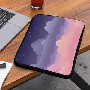 Anime Laptop/tablet Sleeve: Cute and Kawaii With Pink and Purple Clouds ...