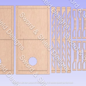 Cornhole Board Pro Set Digital CNC File - Etsy